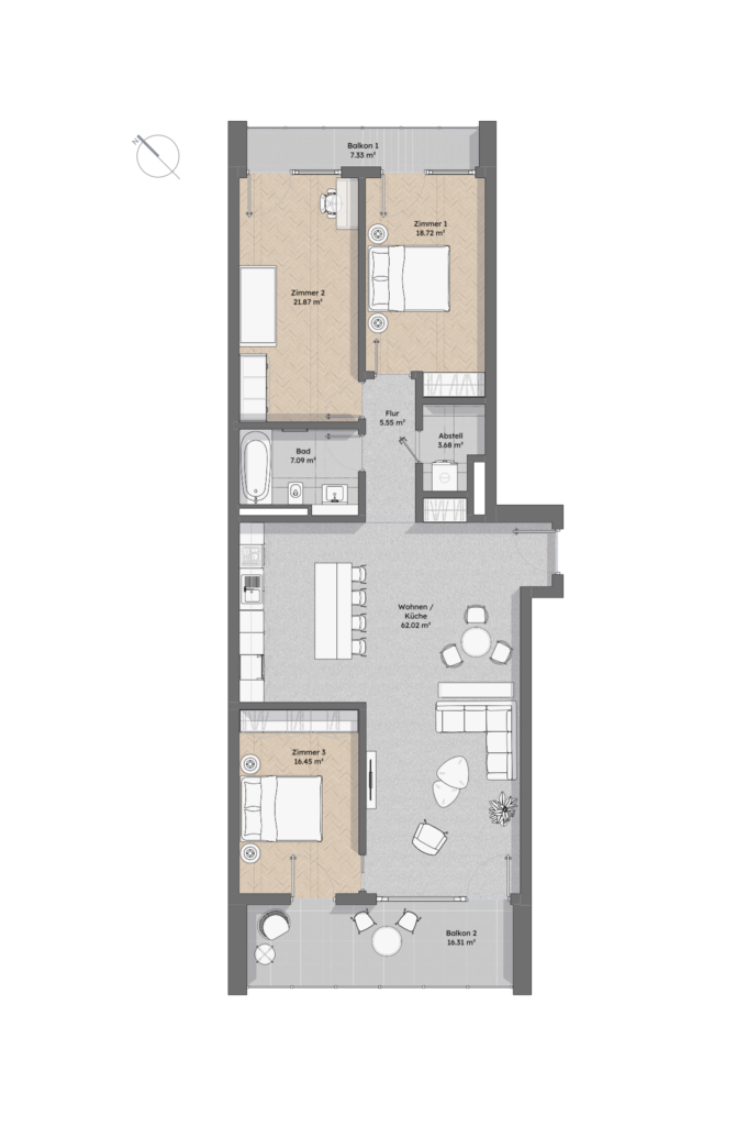 Realistic Floor Plan | RedrawPlan
